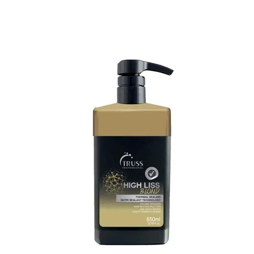 Truss High Liss Blond Thermal Sealing, Zero Frizz, Volume Reducer Hair ...