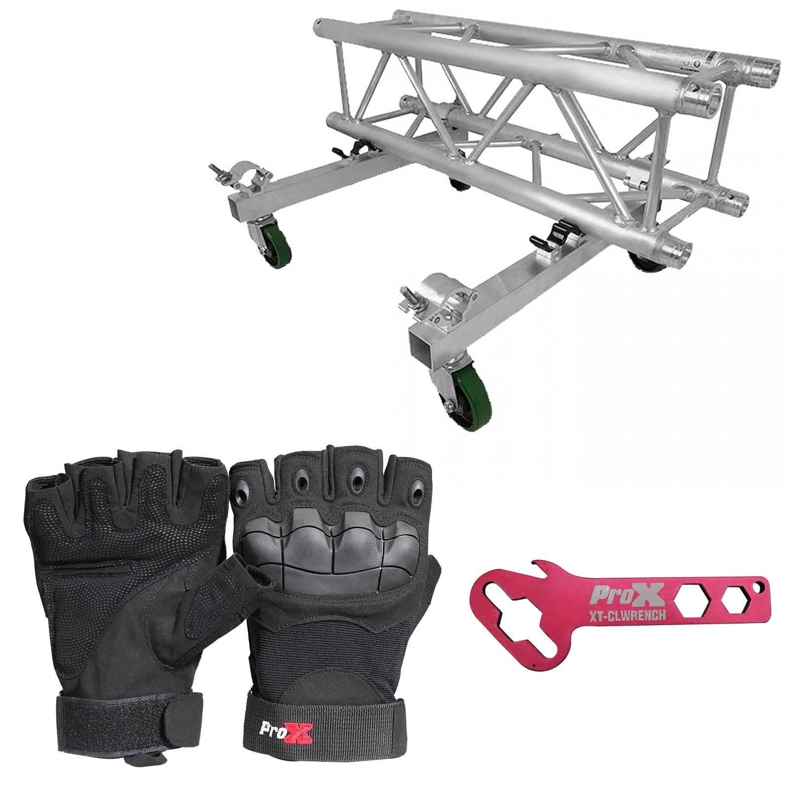 Trusst CT290-DLYKIT Truss Dolly Kit Truss Accessory with Black Gloves ...