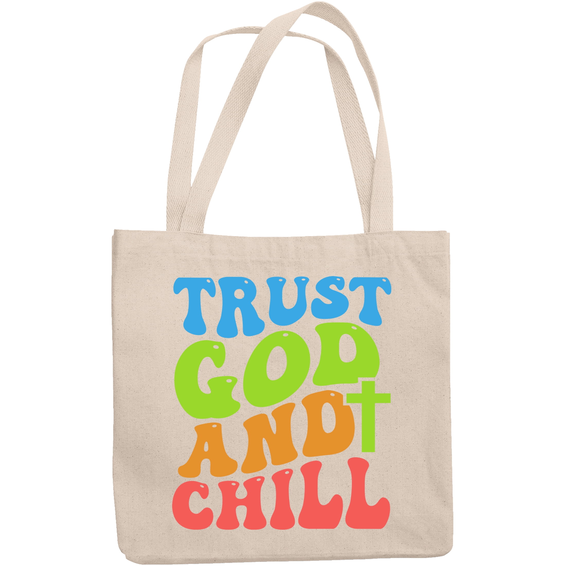Trust God and Chill, Quote About Trusting God & Resting, Groovy Retro ...