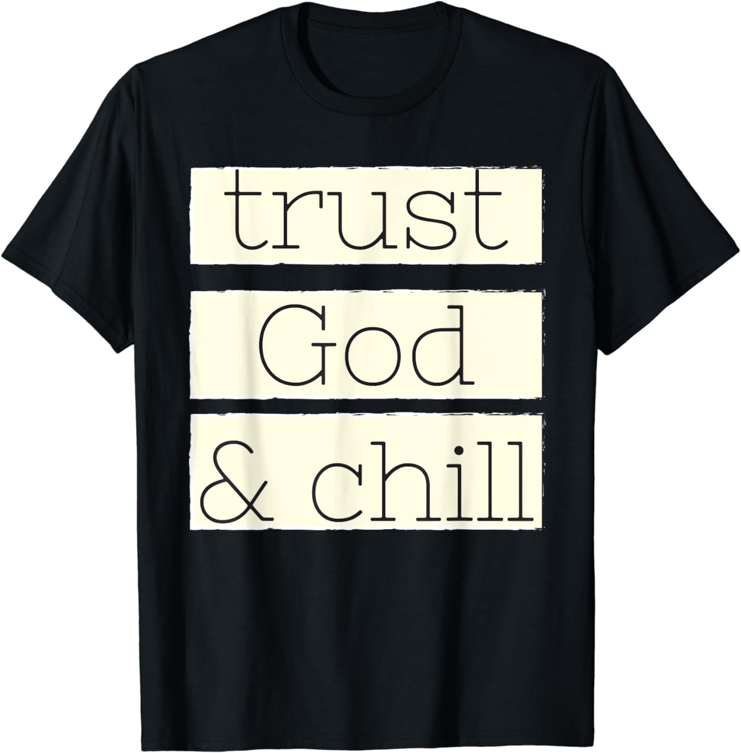 Trust God and Chill Religious Faith Vintage Christian T-Shirt - Walmart.com
