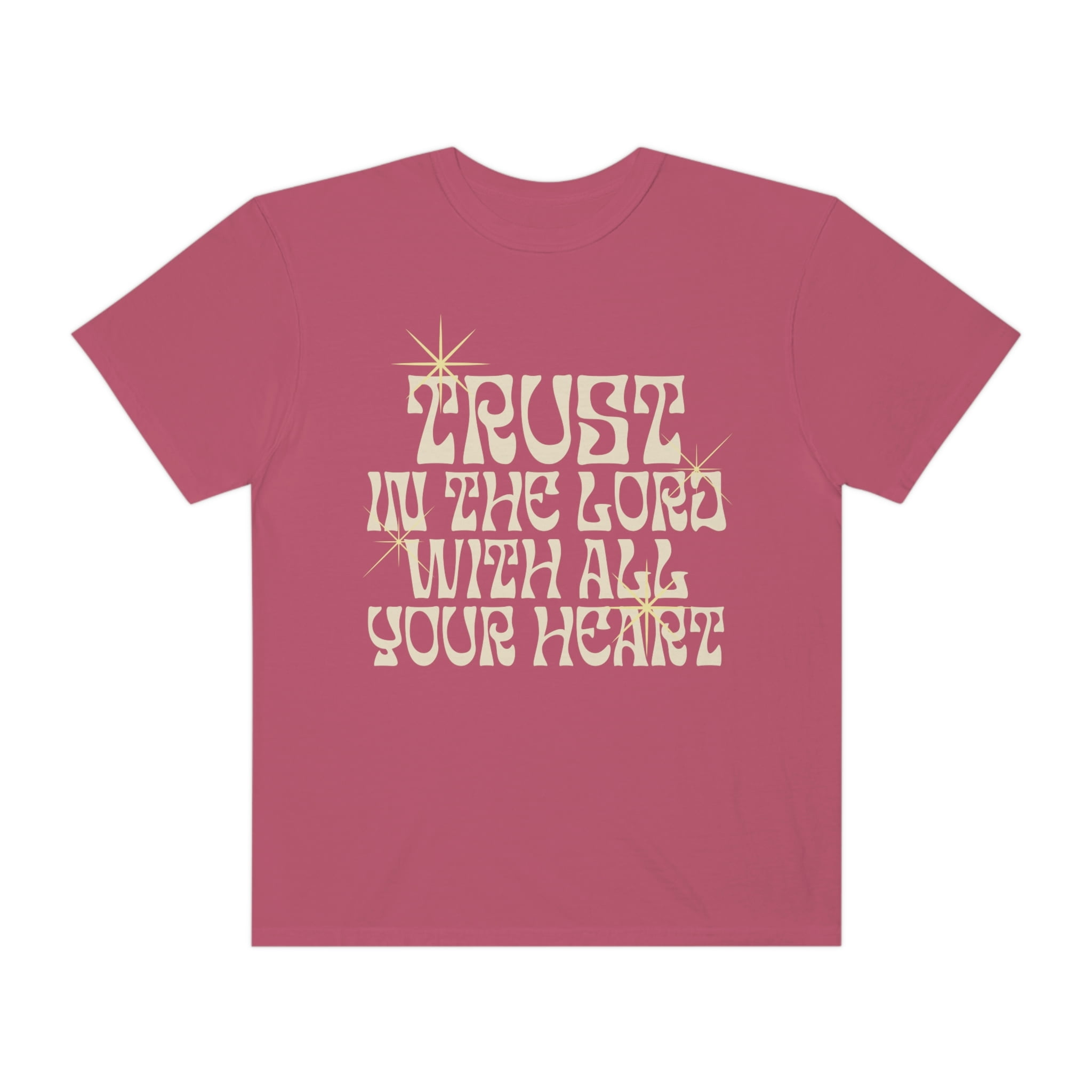Trust In The Lord With All Your Heart Bible Verse Shirt Faith Based ...