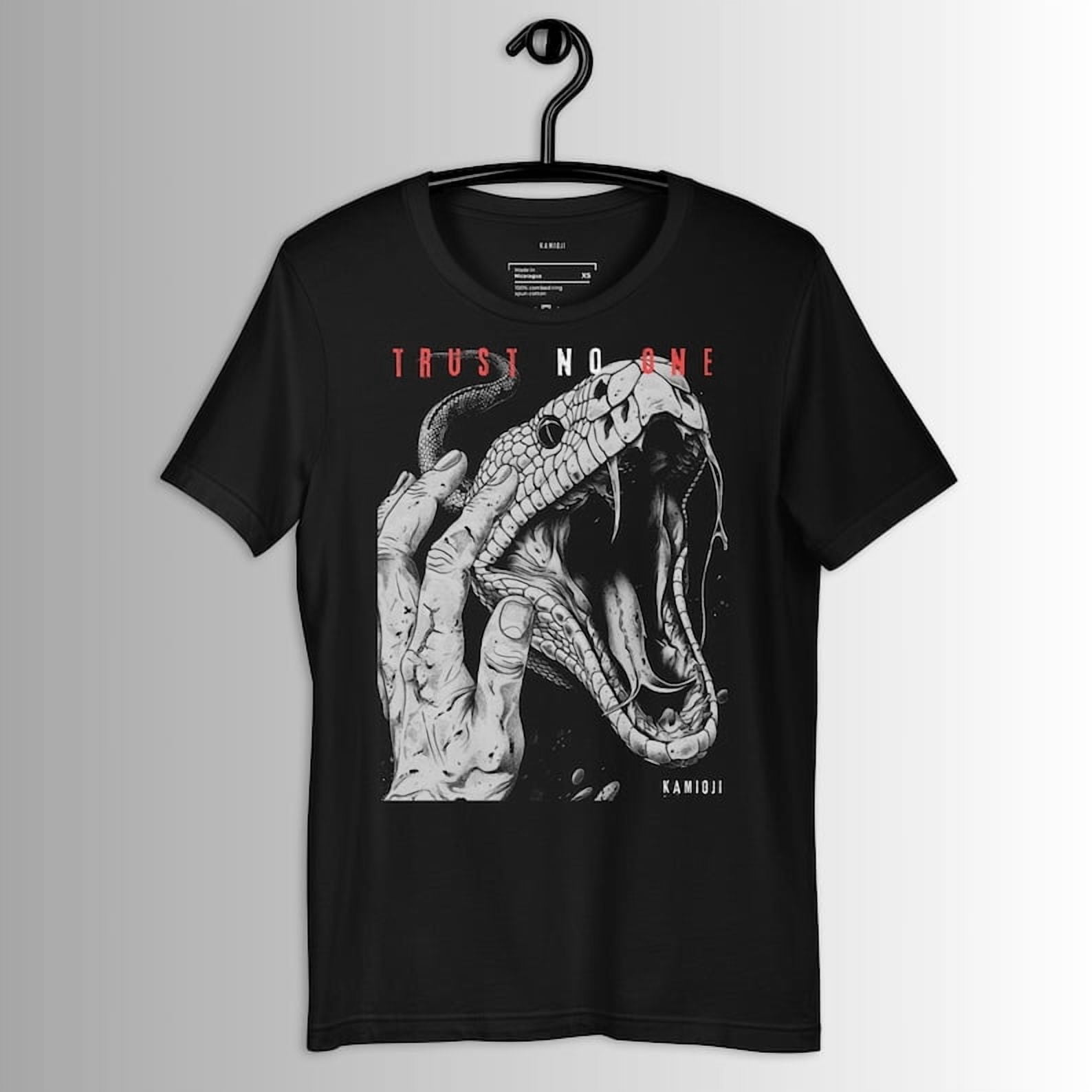 Trust No One Shirt Snake Tshirt Tattoo Design T-shirt Alt Clothing ...