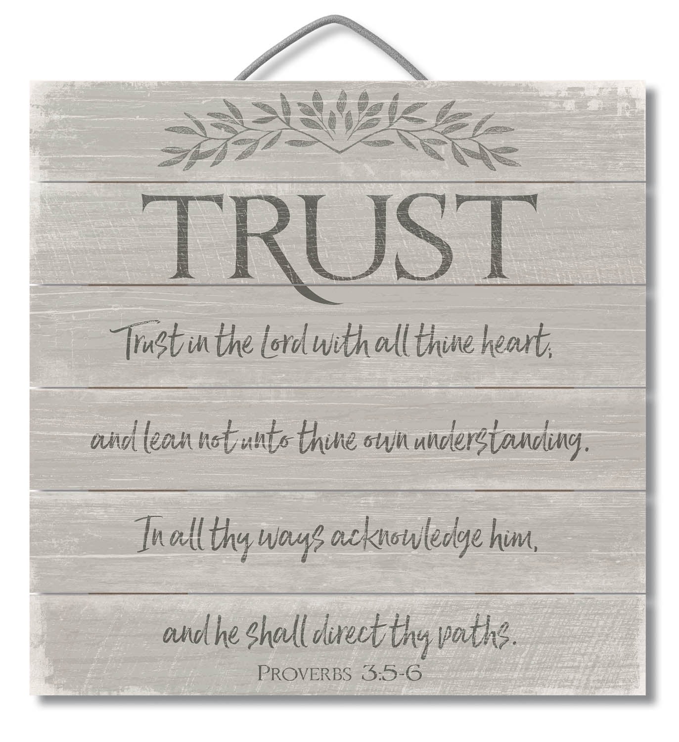 Trust - Pallet Wood Sign, 12 x 12 inches - Walmart.com