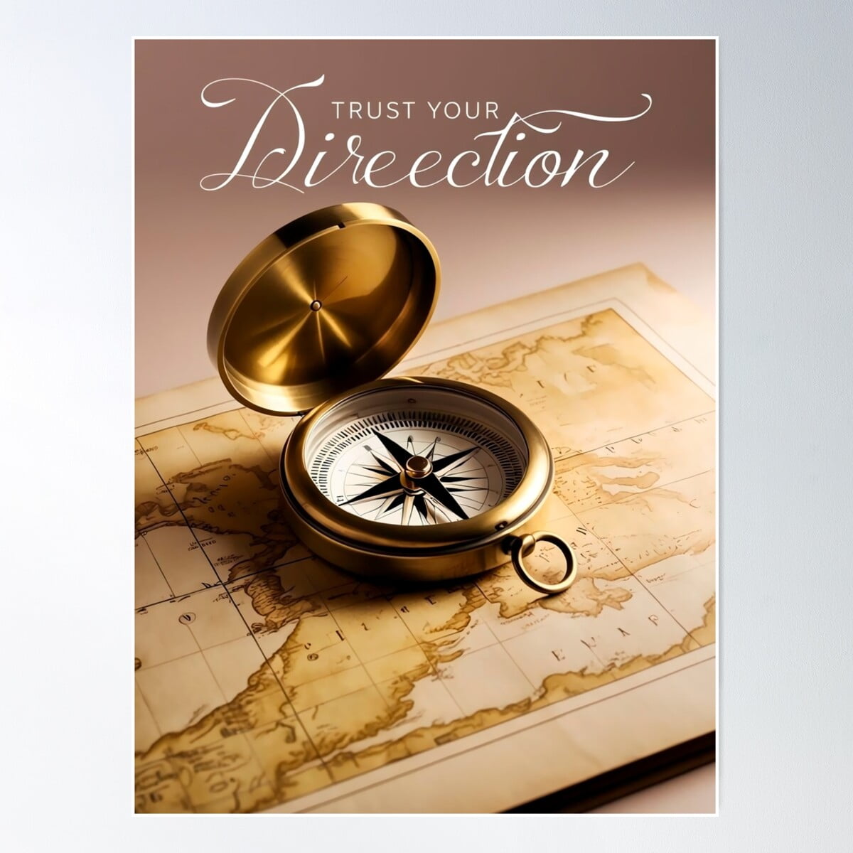 Trust Your Path – Inspiring Motivational Poster For Self-Confidence ...