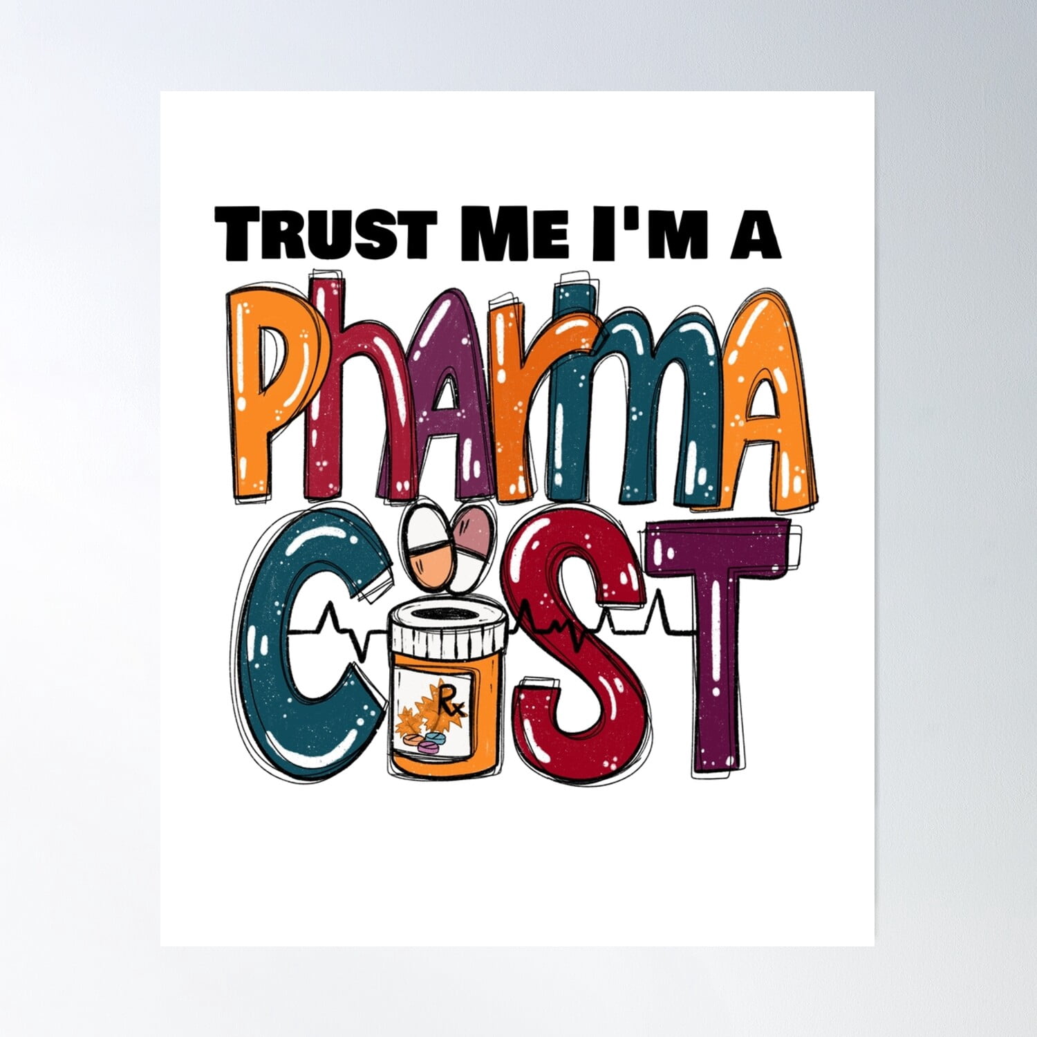 Trust Me I'M A Pharmacist, Pharmacy Tech Gift, Medical Student ...