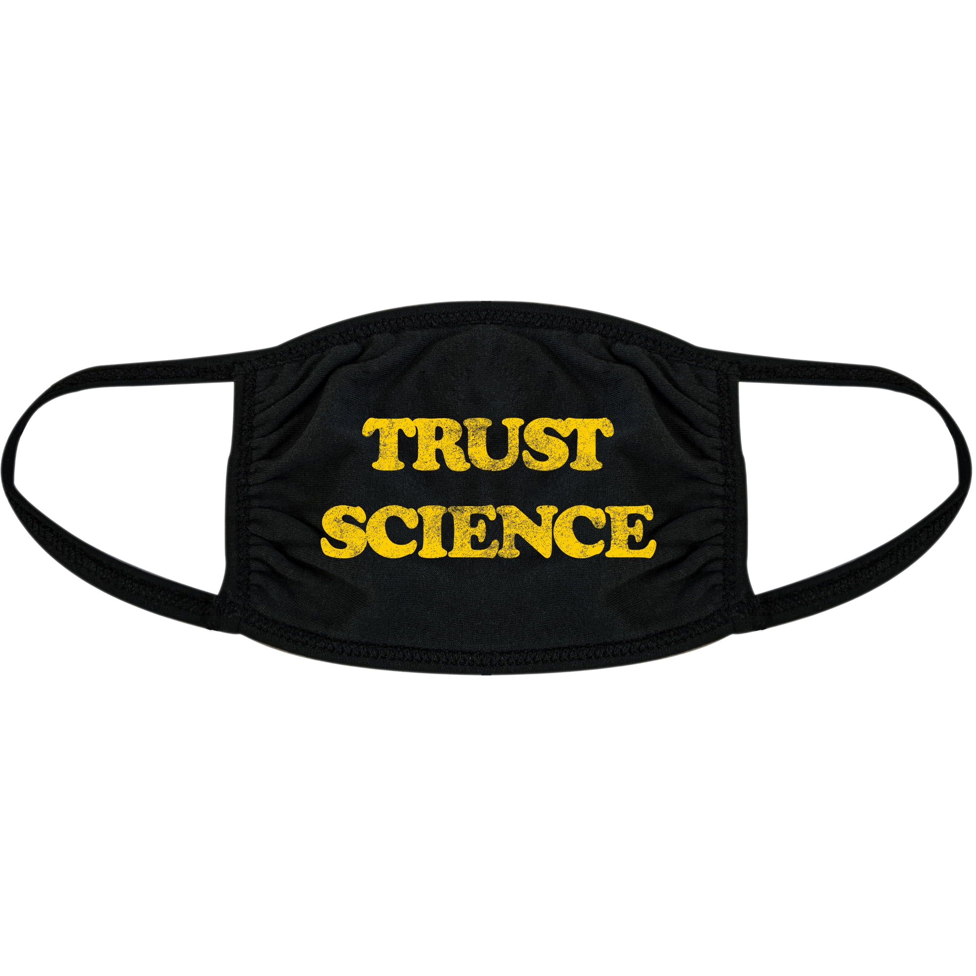 Trust Science Face Mask Funny Doctor Facts Graphic Novelty Nose And ...