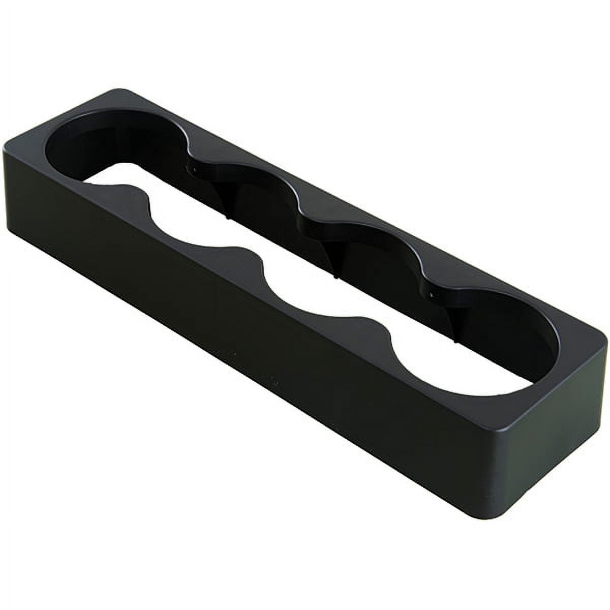 Trust Spray Bottle Stack, 2 1/2"H x 16 3/4"W x 4 11/16"D, Black (3 Unit ...