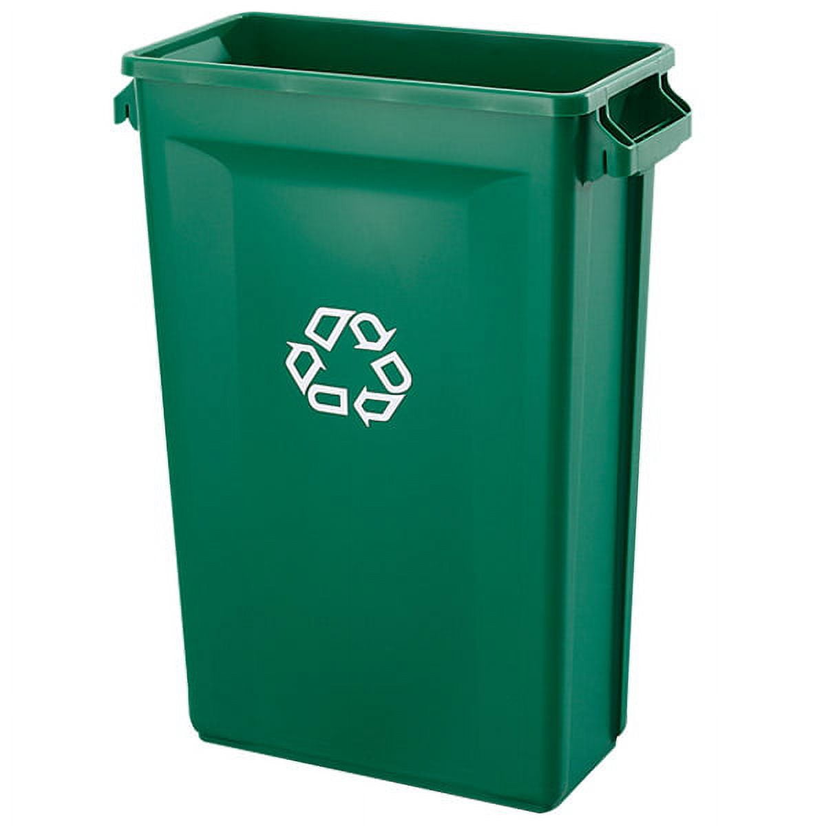 Trust Svelte Recycling Container, Green (1 Unit) - Walmart.com