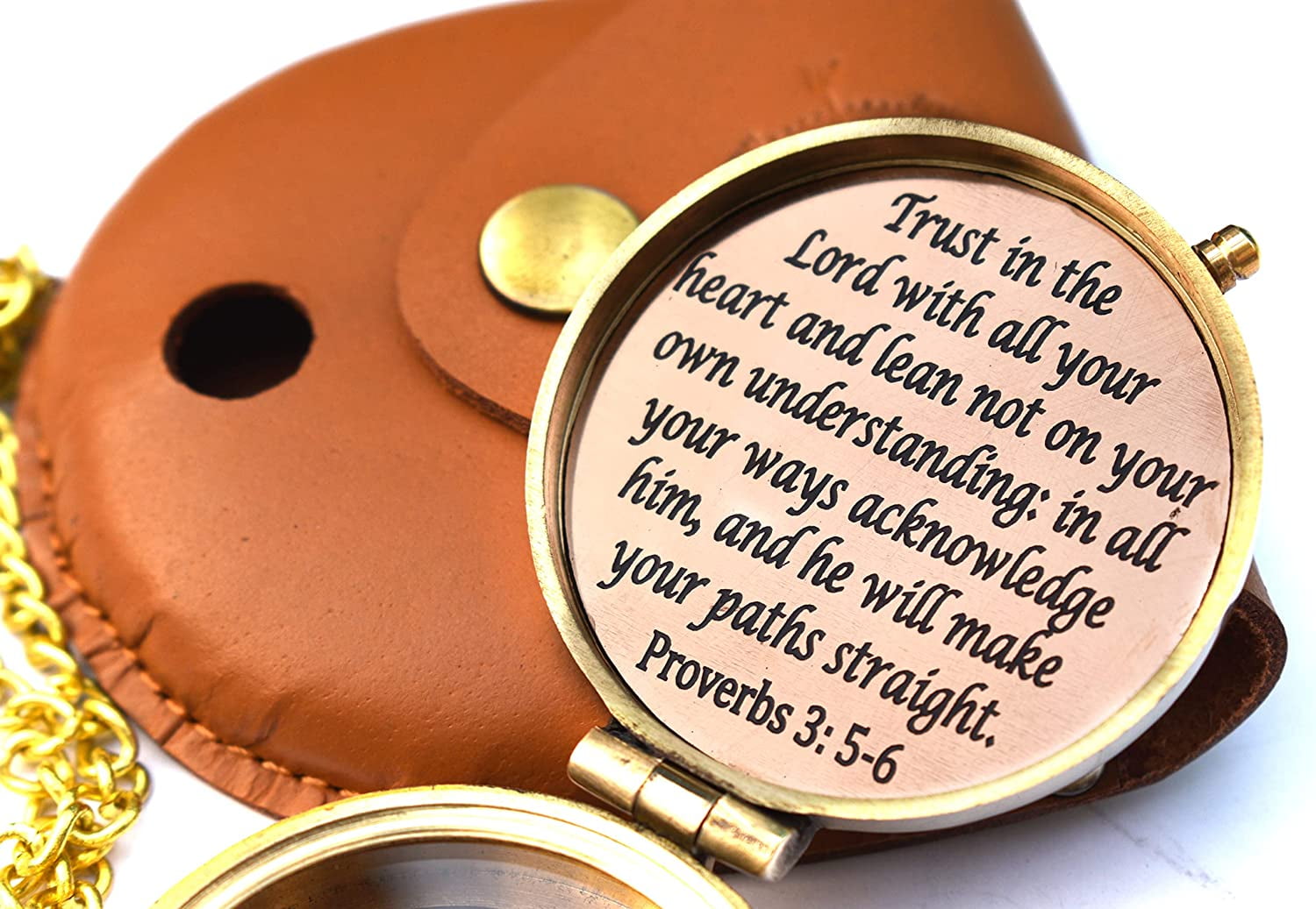 Trust in The Lord with All Your Heart -Proverbs 3: 5-6 Quote Engraved ...