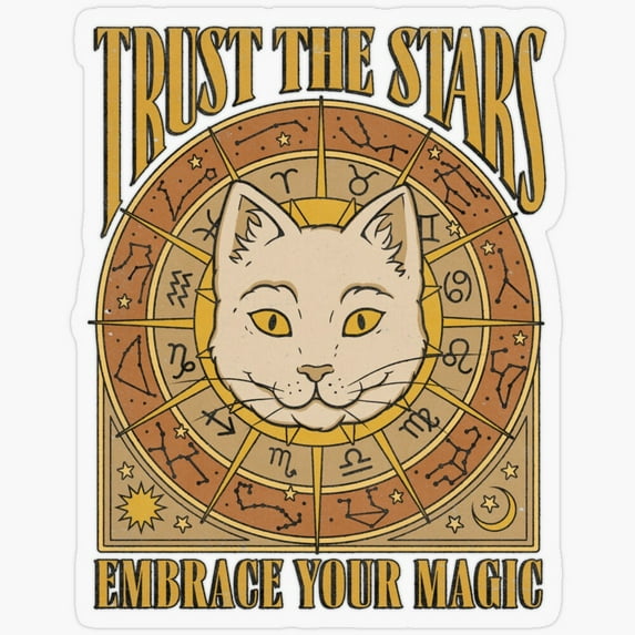 Trust The Stars Transparent Sticker Phone Decal Water Bottle Stickers ...