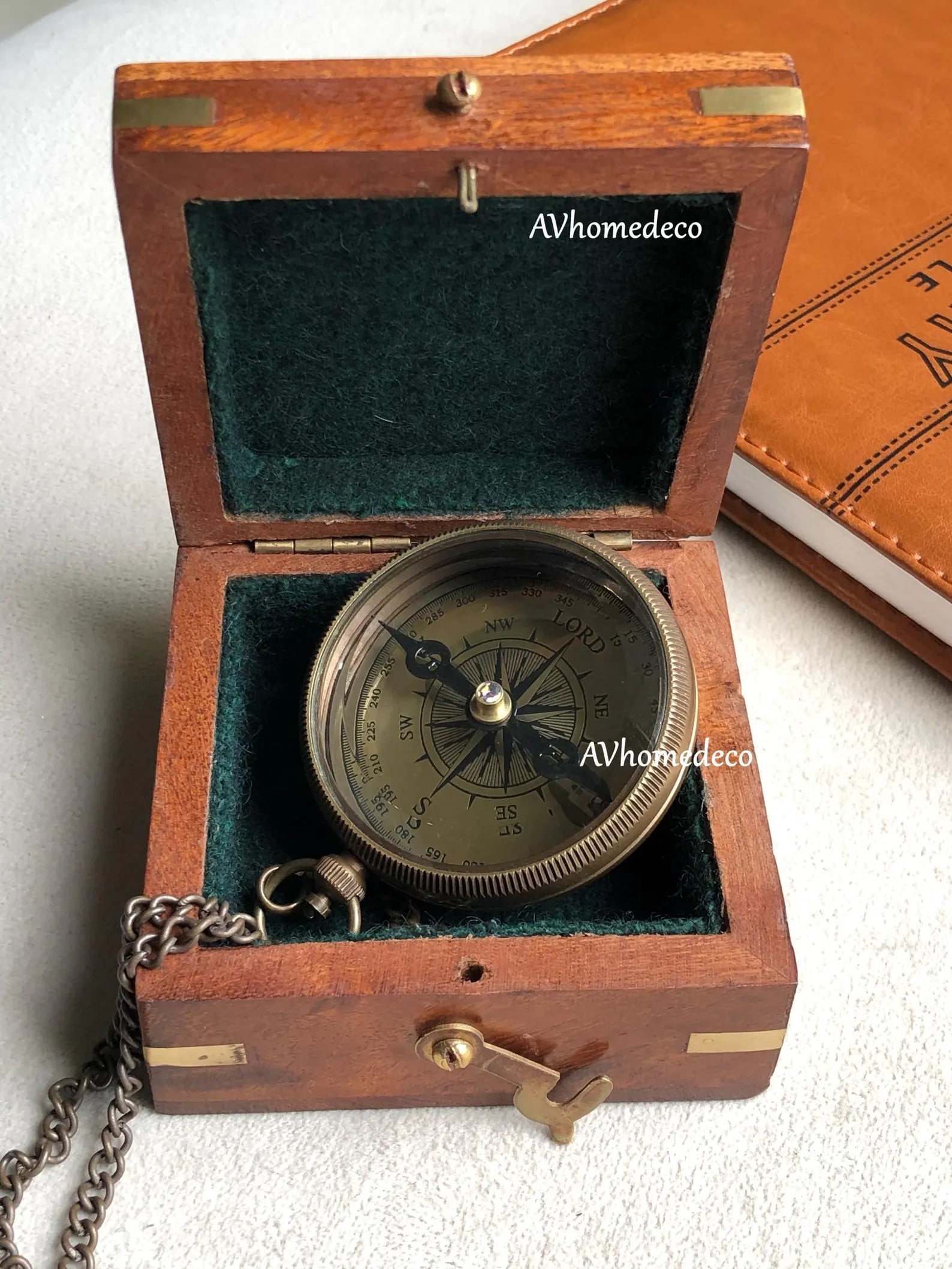 Trust in The Lord Brass Compass Proverbs 3: 5-6 Engraved Nautical Gifts ...
