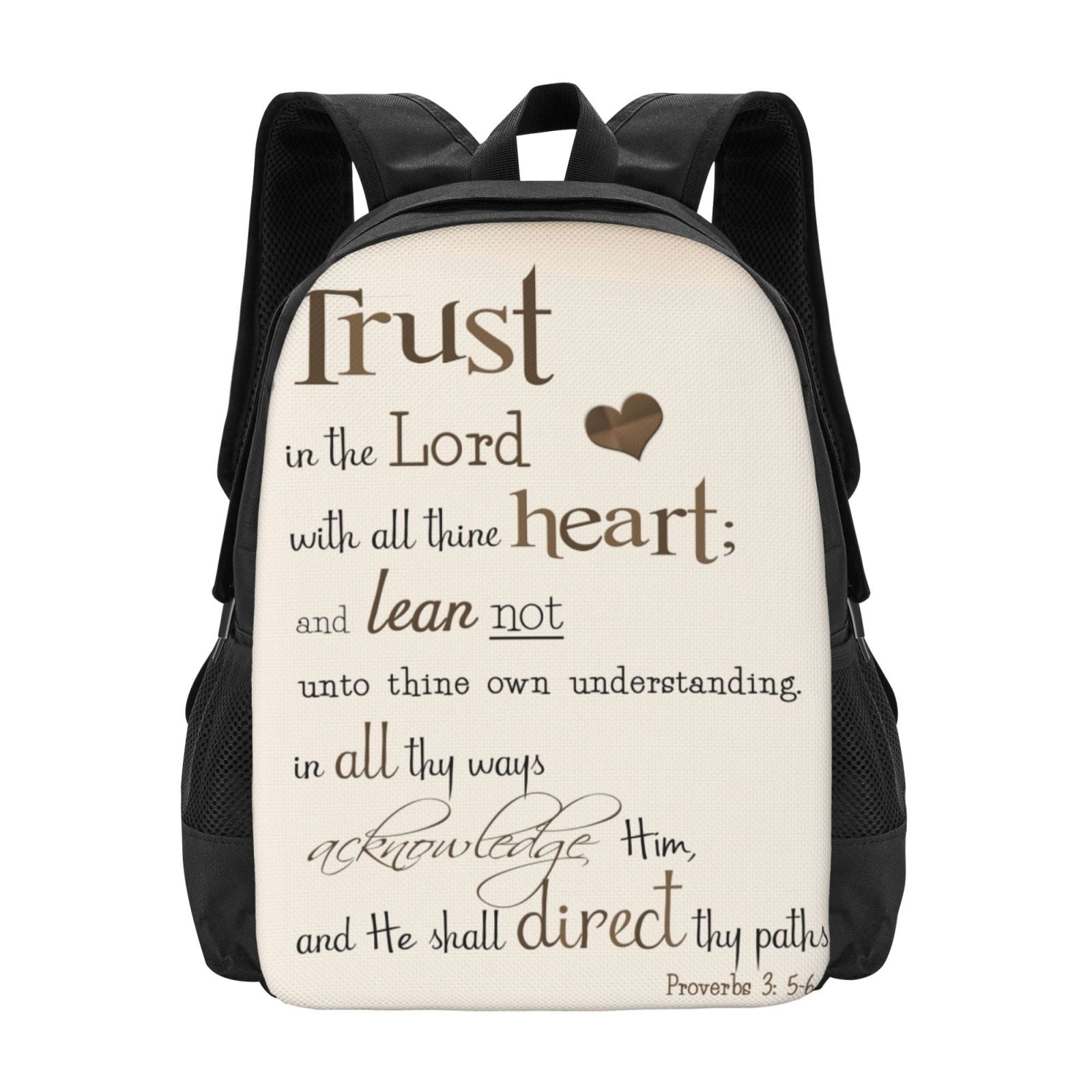 Trust in The Lord with All Thine Heart Inspirational Theme Bible Verse ...