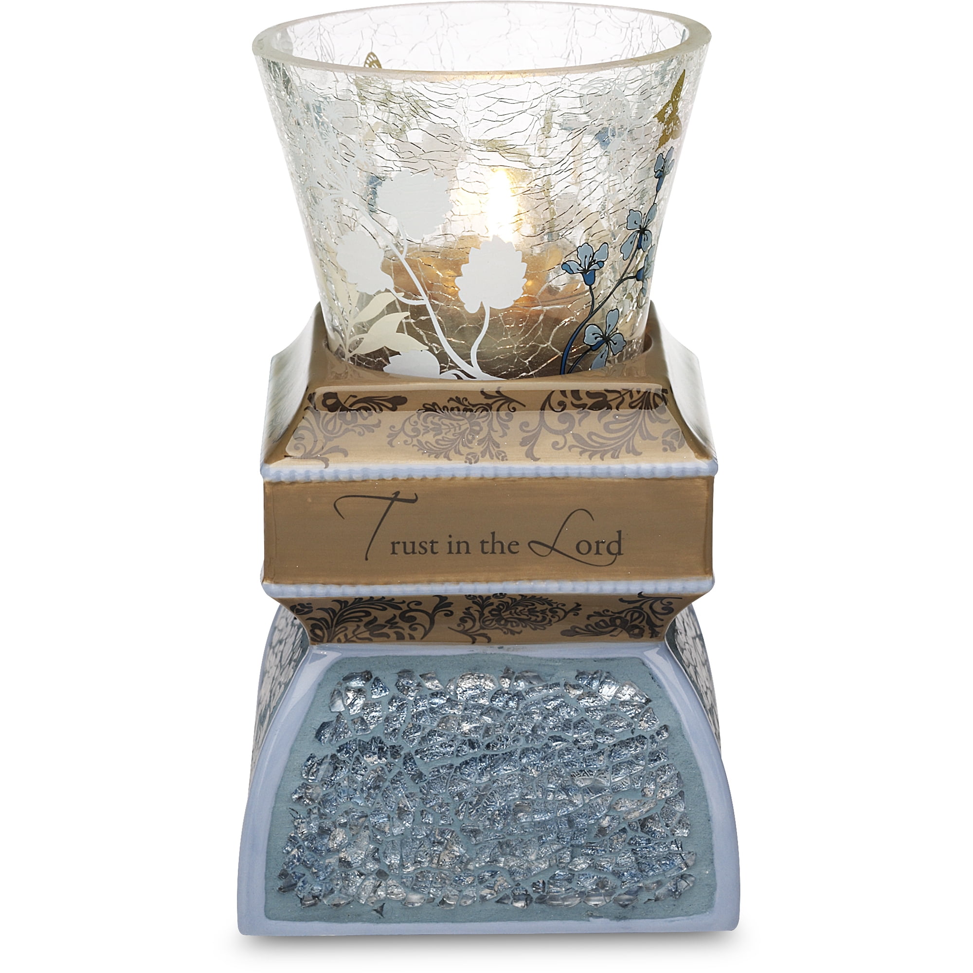 Pavilion Gift Company - Trust in the Lord - 5.5" Tealight Holder ...