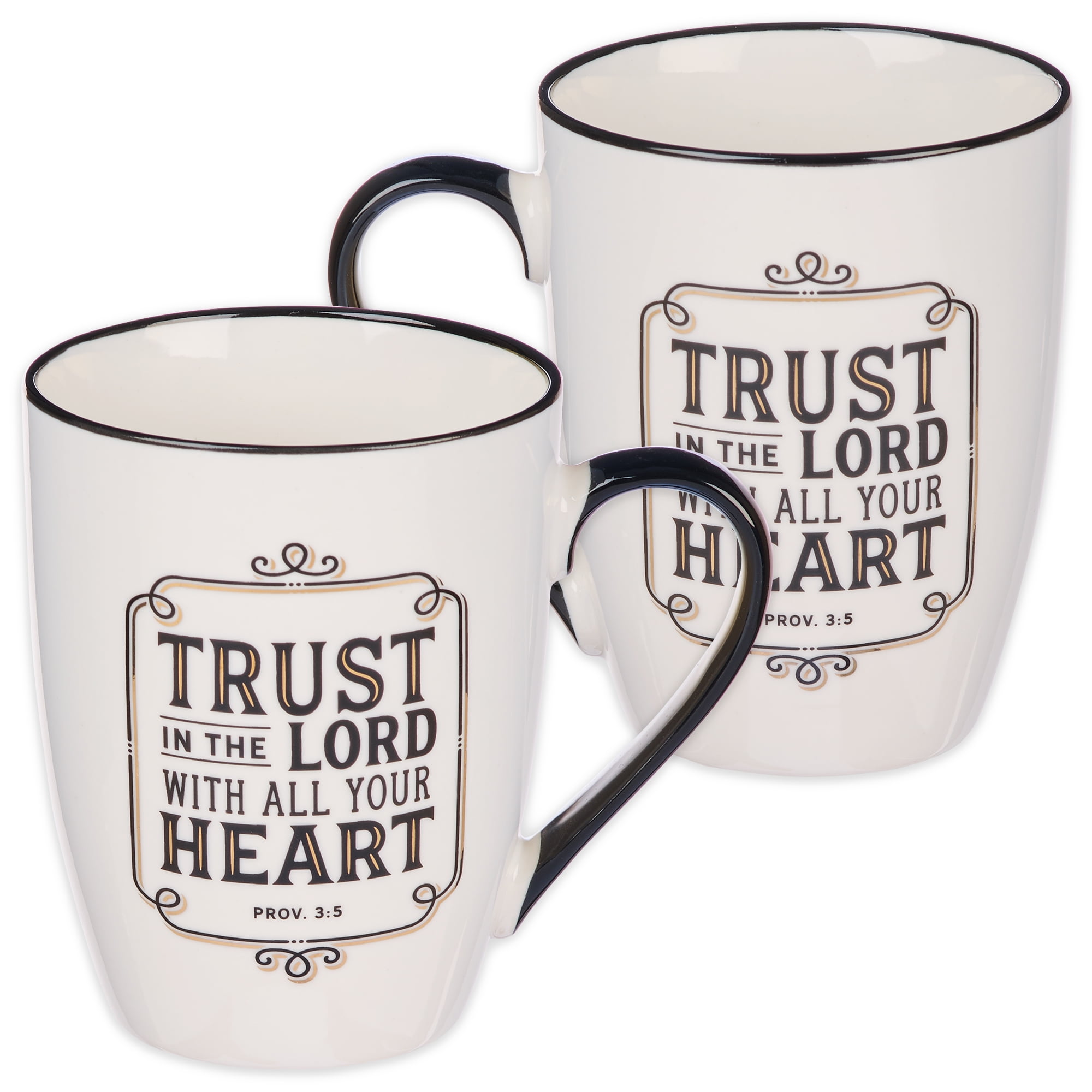 Trust in the Lord Proverbs 3:5 Ceramic Christian Coffee Mug for Women ...