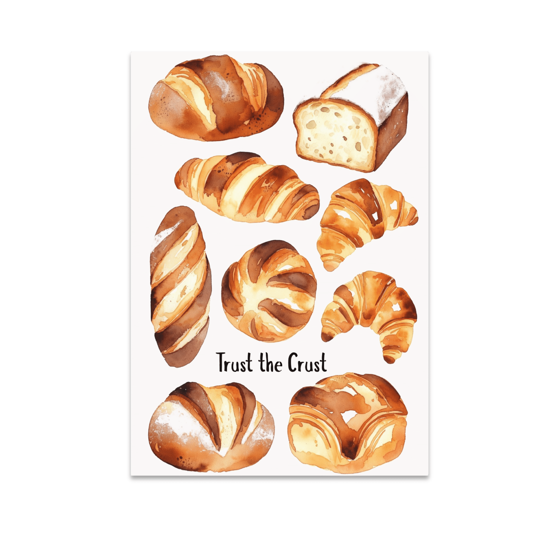 Trust the Crust Bakery Tour Poster Print - Bakery Enthusiast - 13x19 ...
