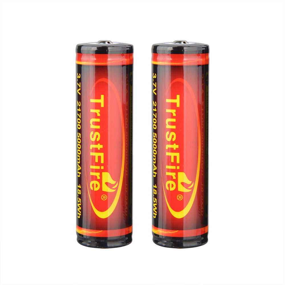 TrustFire 2170O Lithium Battery Rechargeable 3.7v 5000mAh Li-Ion ...
