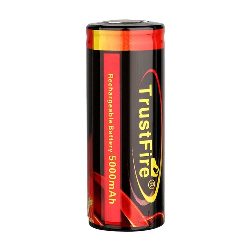 TrustFire 26650 Lithium Battery Rechargeable 3.7v 5000mAh Li-Ion ...