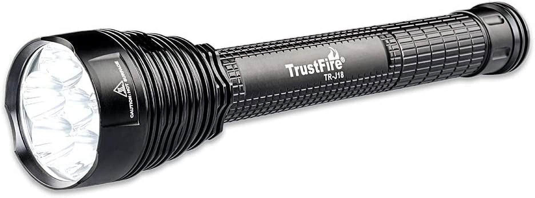 TrustFire J18 LED Flashlight,Super Bright 8000 Lumens 5 Light Modes 7 Leds(Battery Not Included ...