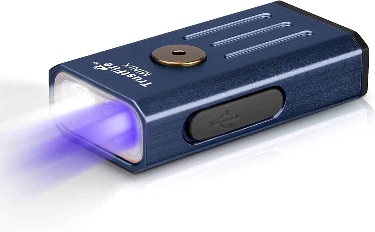 TrustFire Mini-X LED Keychain Flashlight, 320LM Small Torch,White+UV ...