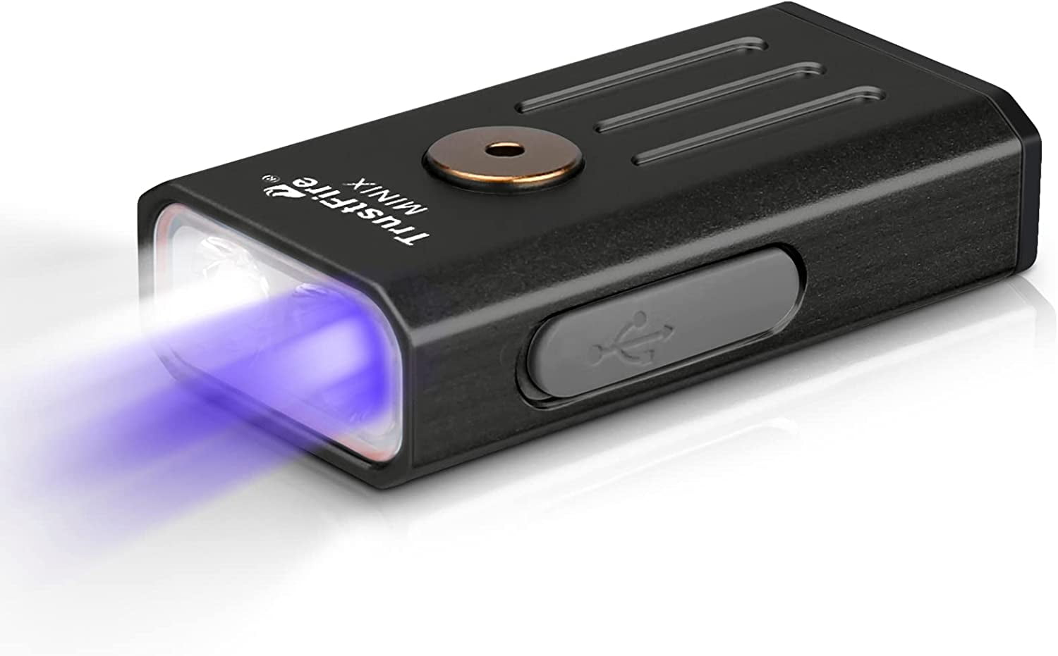 TrustFire Mini-X LED Keychain Flashlight, 320LM Small Torch,White+UV ...