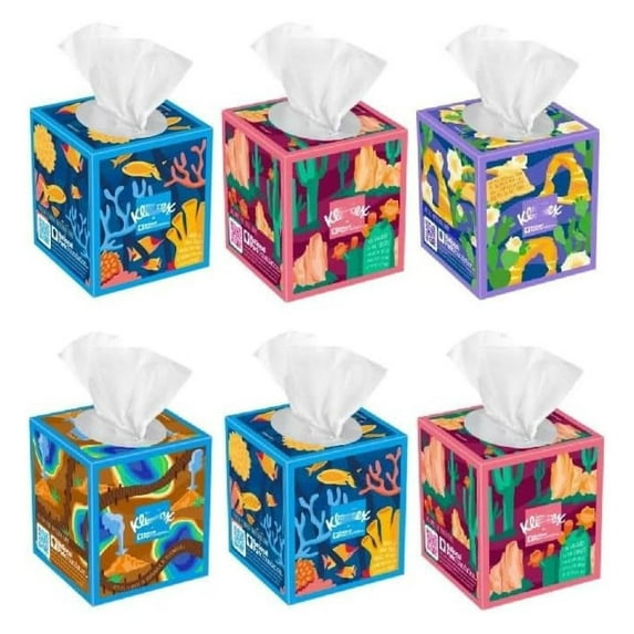 Trusted Care Extra Soft Facial Tissues, 6 Boxes, 70 Tissue Per Box - 3 ...