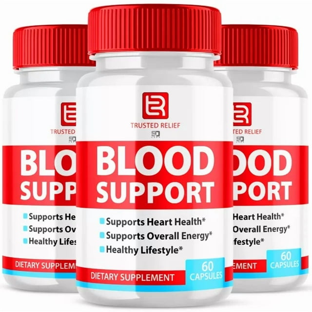 Trusted Relief Advanced Blood Support Formula, Extra Strength Glycogen ...