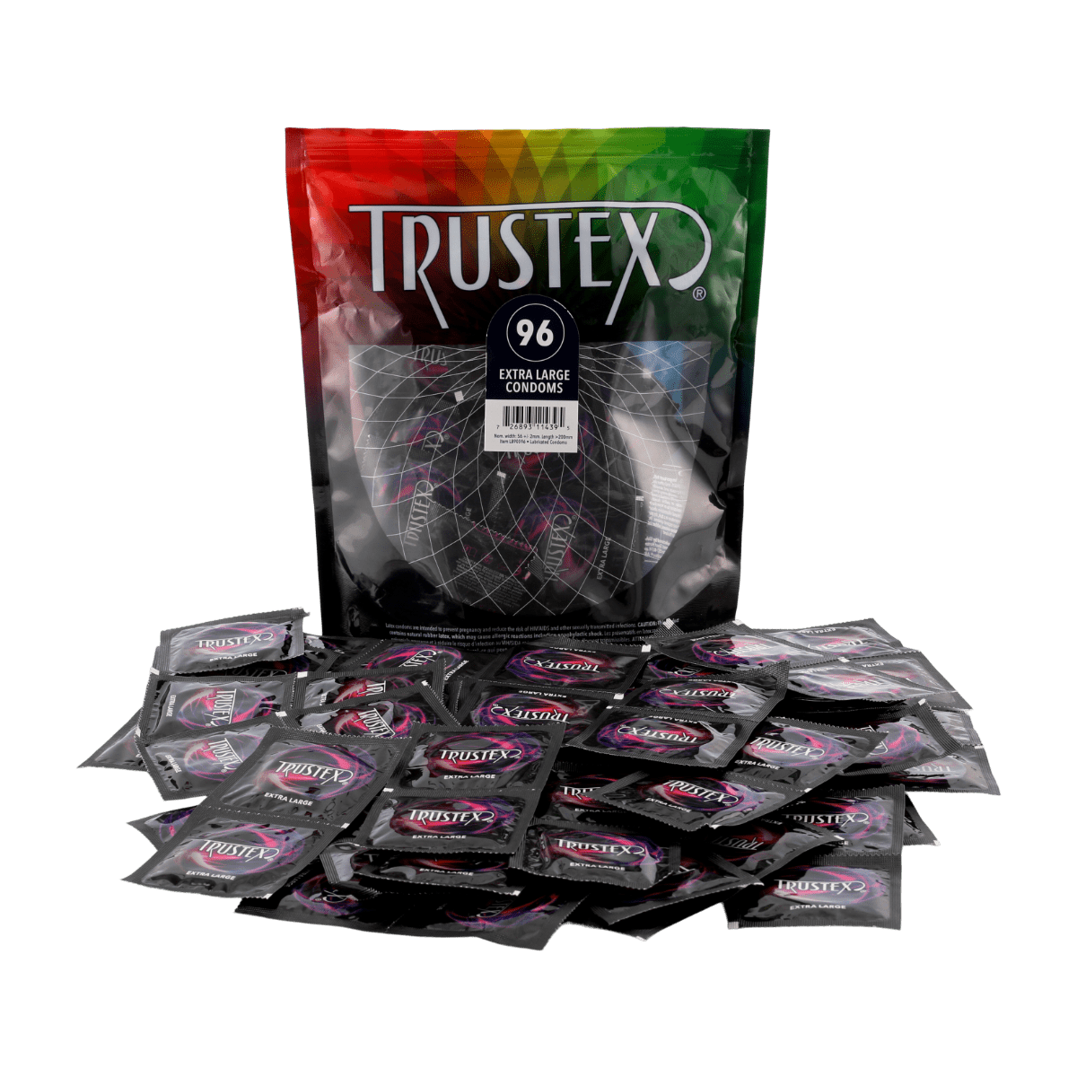 Trustex Extra Large, Straight Walled and Wide Condoms, Natural ...