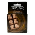 Trustex Flavored Lubricated Condoms - 3 Pack - Chocolate - Walmart.com