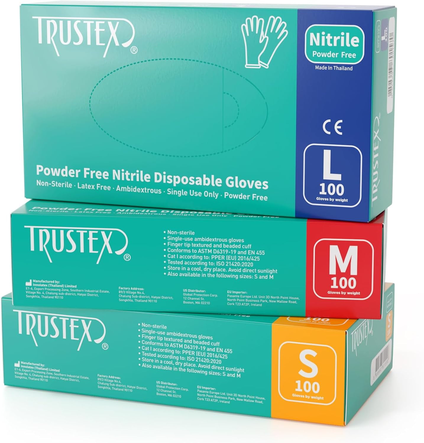 Trustex Nitrile Disposable Gloves | Powder Free | Choose Size and ...
