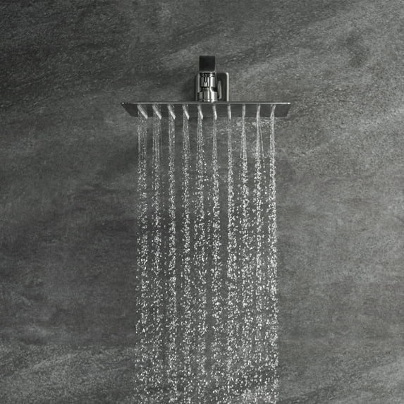 Trustmade Wall Mounted Square Rainfall Pressure Balanced Complteted ...