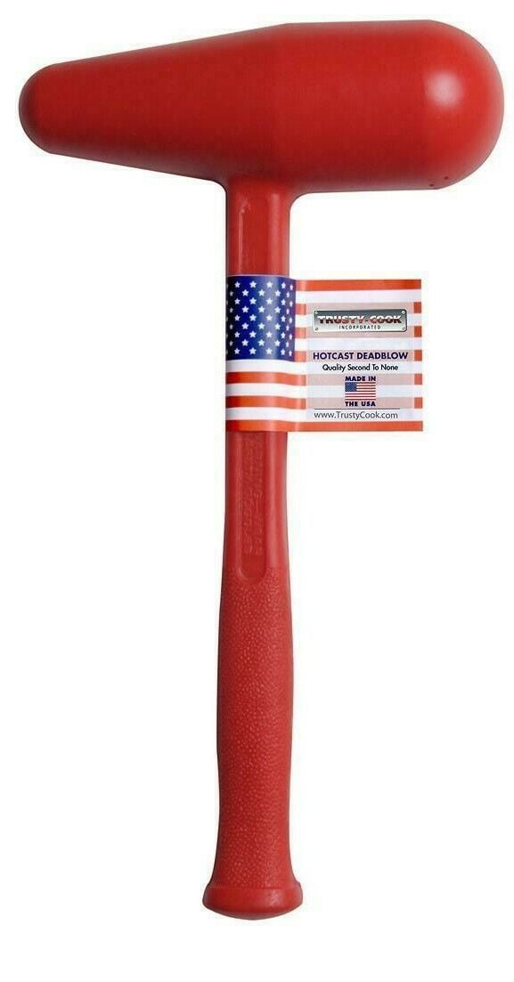 Trusty Cook TCBM3 Dead Blow Metal Shaping / Bossing Mallet, 48 oz ...