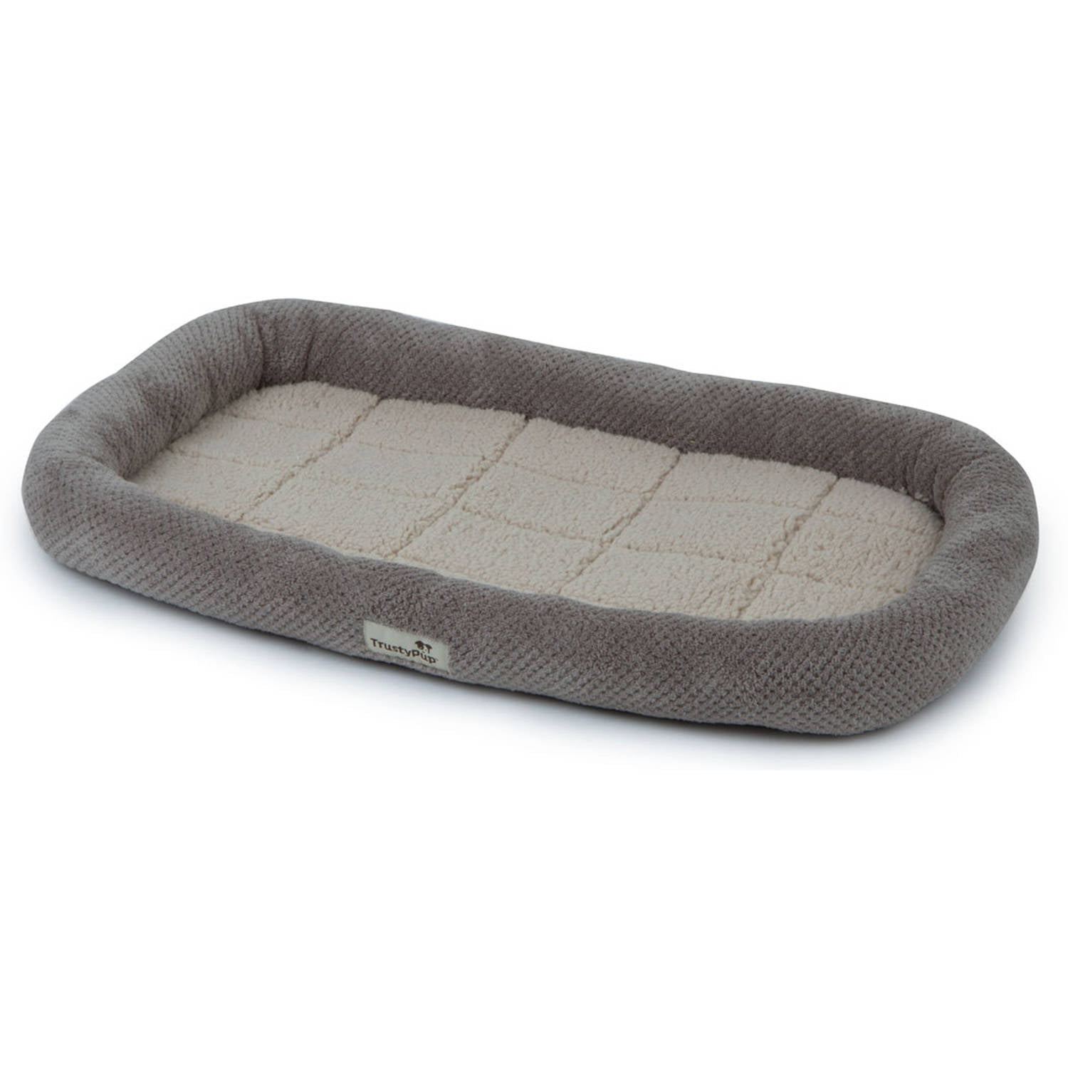 TrustyPup Luxury Liner, Medium, Grey/Cream - Walmart.com