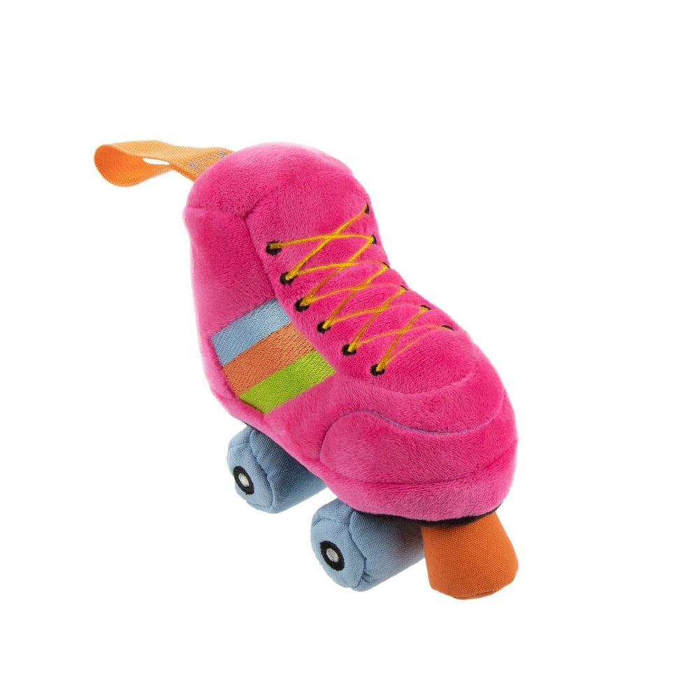 TrustyPup Roller Skate-Retro Madness Dog Toy - Pink - S - Walmart.com