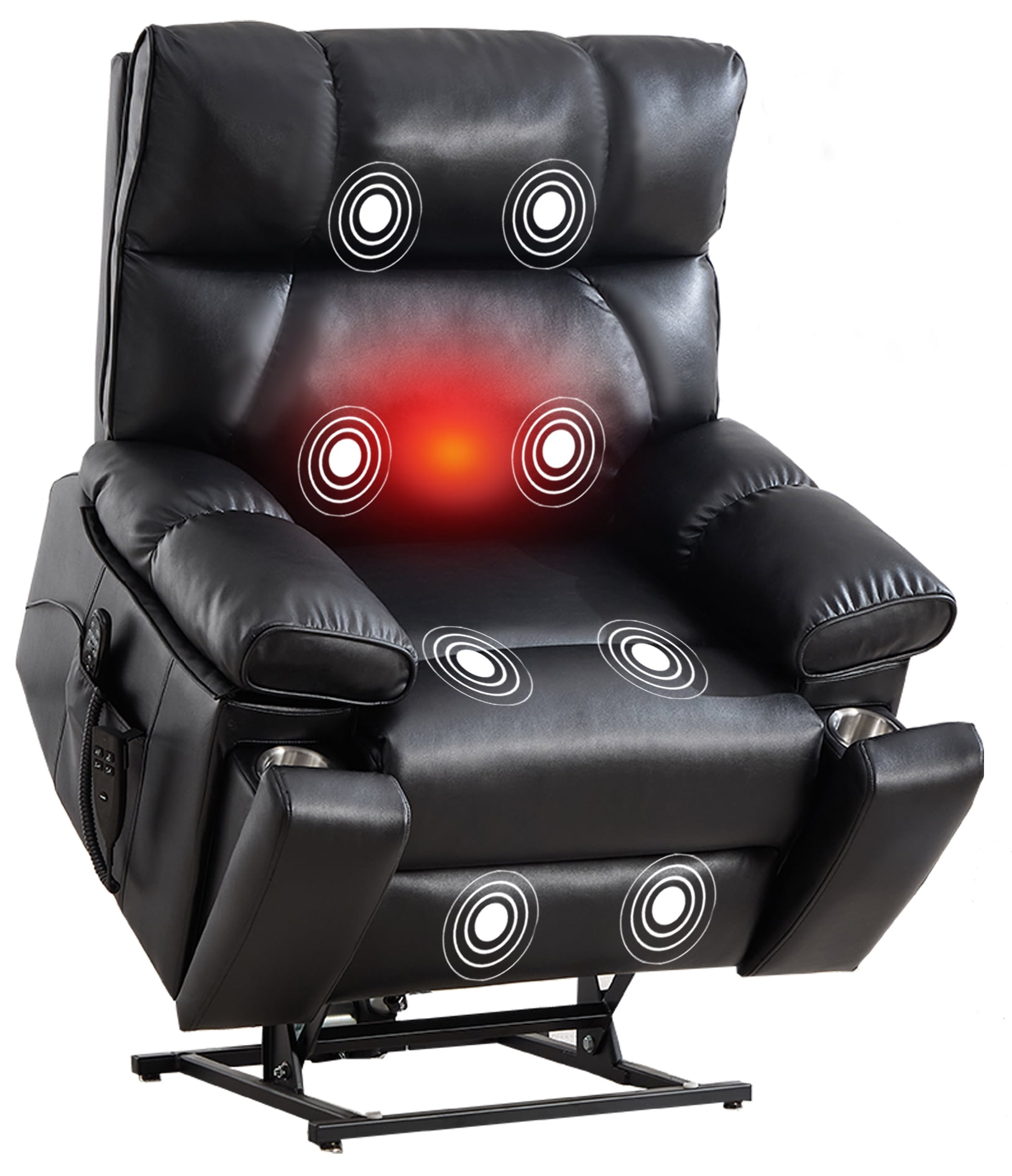 Trustyue Dual Motor Power Lift Recliner Chair for Elderly, Oversized ...