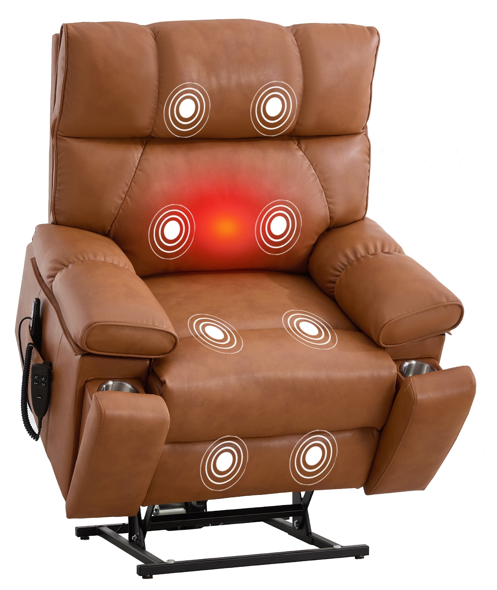 Trustyue Dual Motor Power Lift Recliner Chair for Elderly, Oversized ...