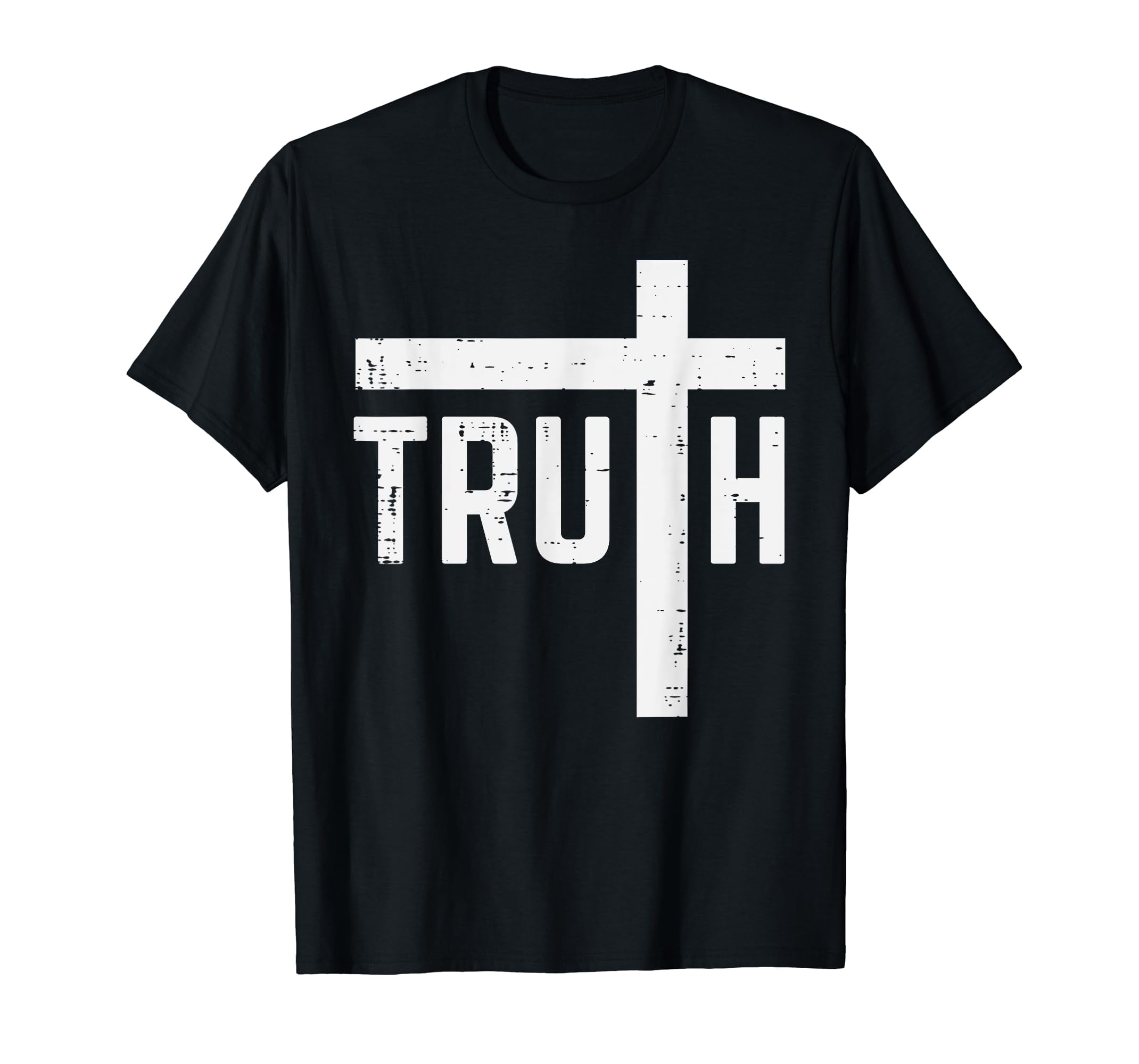 Truth Cross God Jesus Religious Christian Men Women Kids Men Women Vintage T-Shirt - Walmart.com