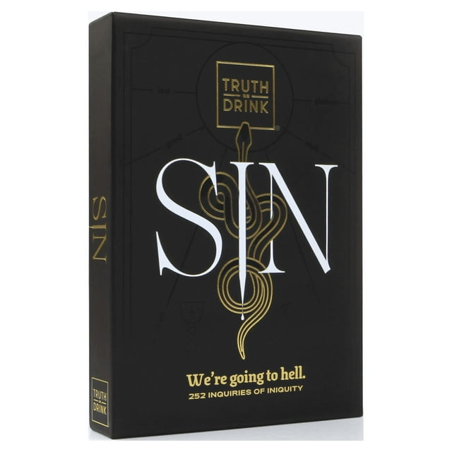 Truth or Drink: Sin Edition | Guilty Pleasures Card Game by Cut ...