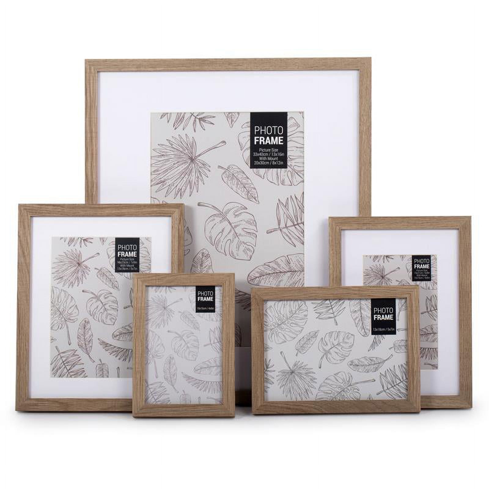 Truu Design 5 Piece Seiler Beautiful Decorative Wood Picture Frame Set ...