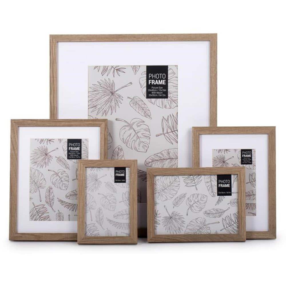 Truu Design 5 Piece Seiler Beautiful Decorative Wood Picture Frame Set ...