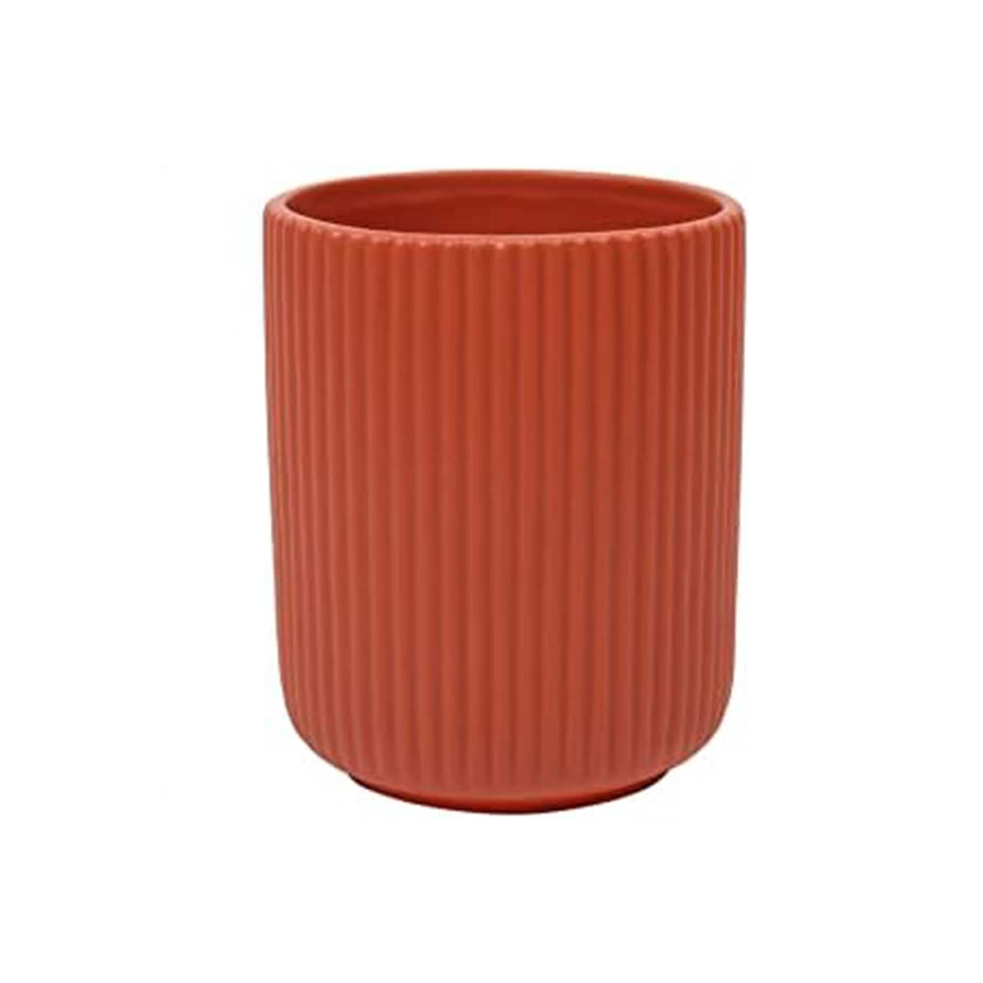 Truu Design Red Ceramic Planter Vase - Walmart.com