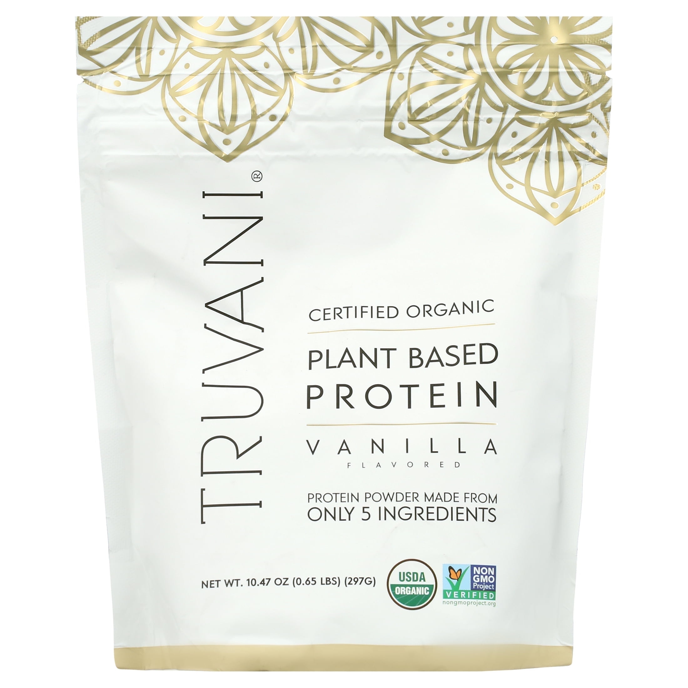 Truvani Vegan Protein Powder - Vanilla Protein Shake Mix - 10 Servings ...
