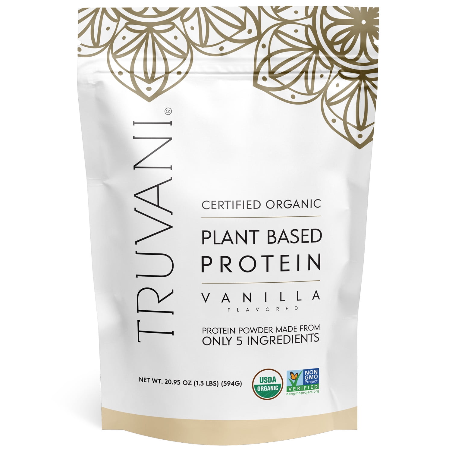 Truvani - Protein Powder Vanilla - 1 Each-20.95 Oz - Walmart.com