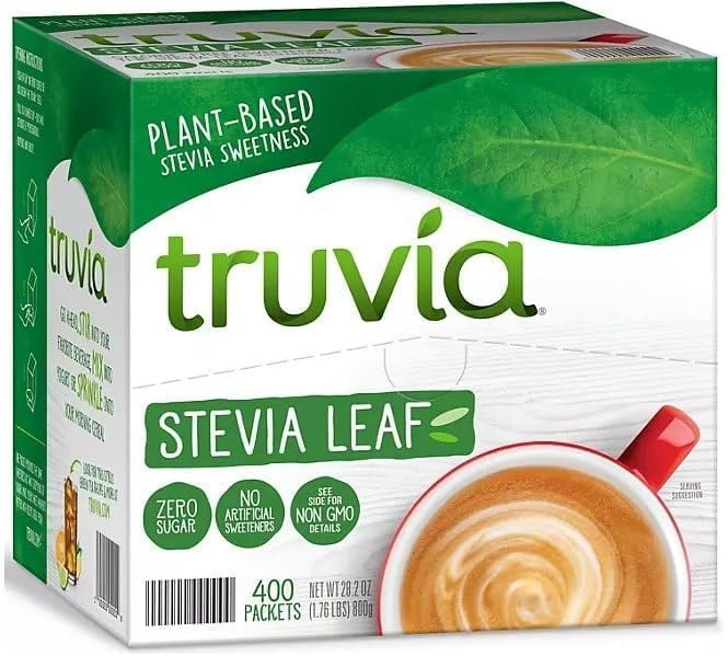 Truvia Natural Sweetener TWE5 - 400-Count Zero Calorie Sweetener Plant ...