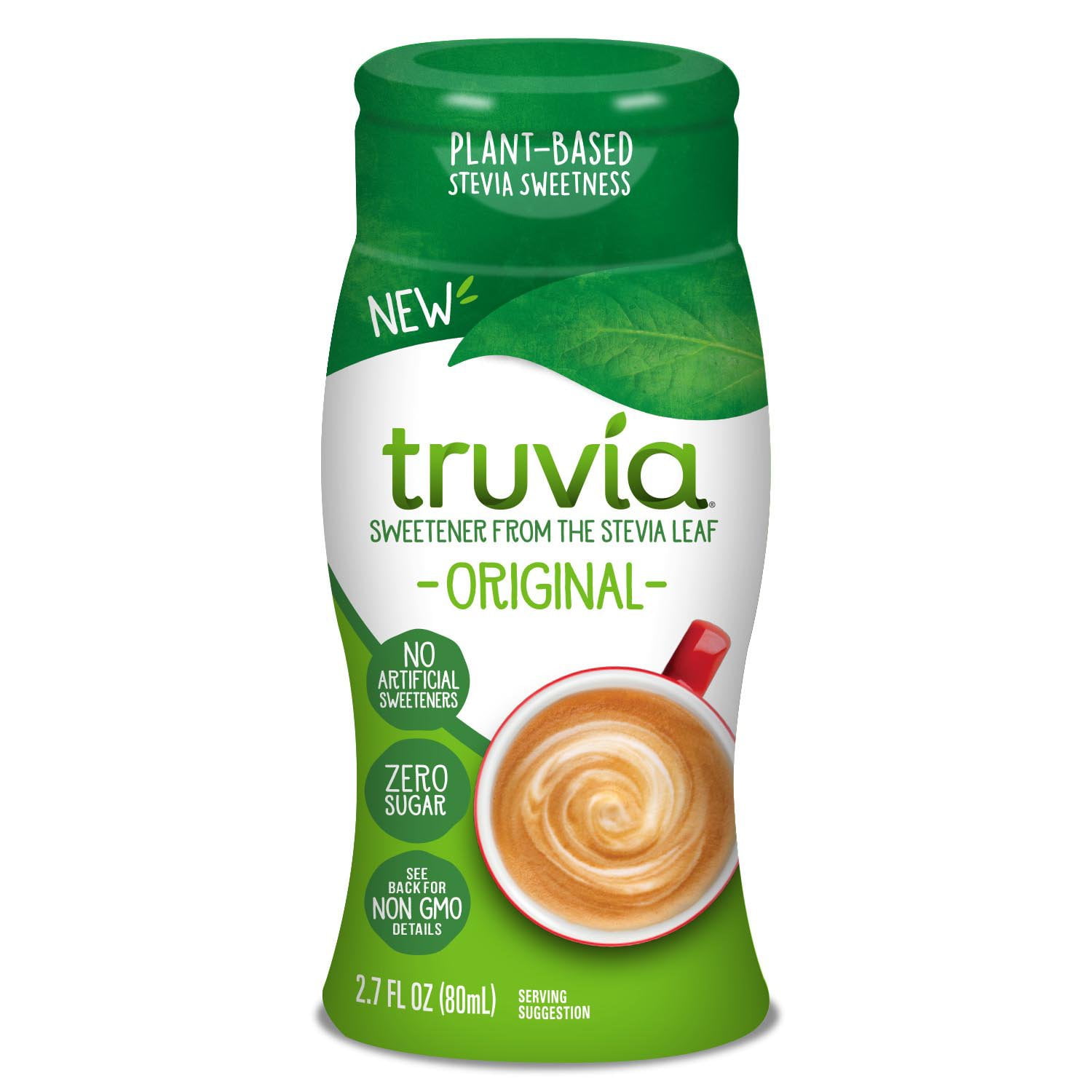 Truvia Original Zero Sugar Liquid Stevia Sweetener - 2.7 oz (Packaging ...