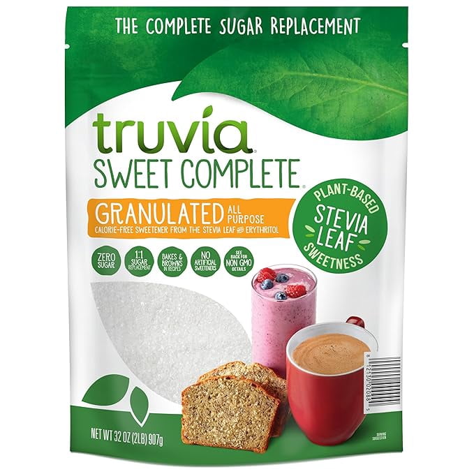 Truvia Sweet Complete Zero-Calorie Granulated All-Purpose Stevia Leaf ...