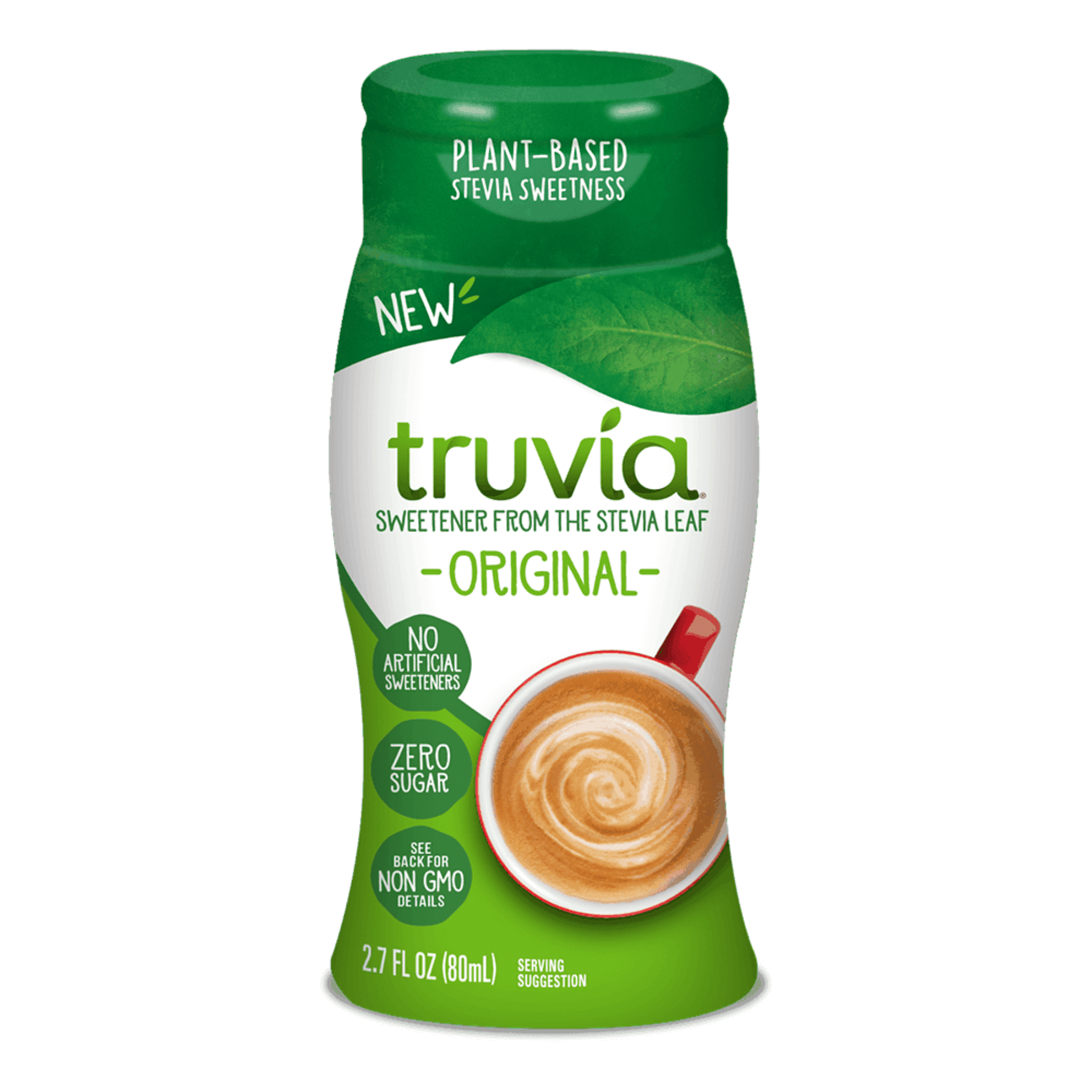Truvia Zero-Calorie Liquid Sweetener from The Stevia Leaf, 2.7 fl oz Bottle, Original Flavor ...
