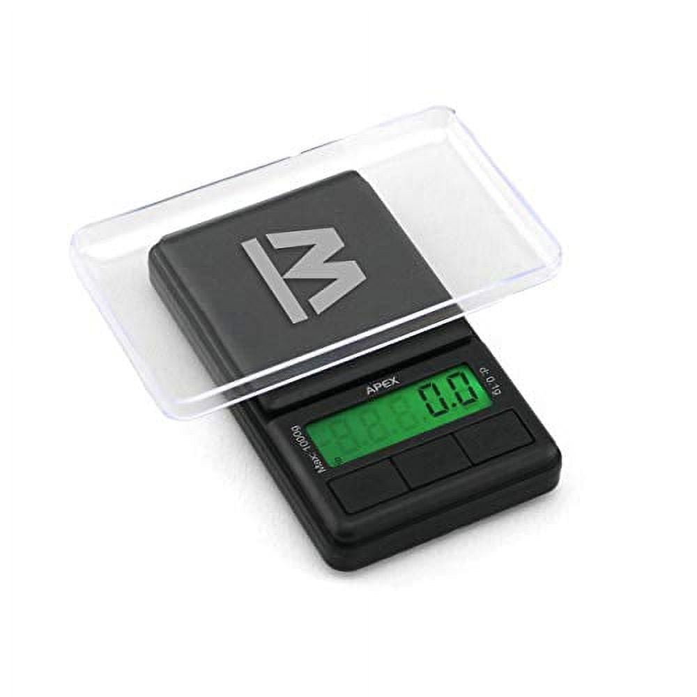 Truweigh APEX Digital Mini Scale - (1000g x 0.1g - Black) - Digital ...