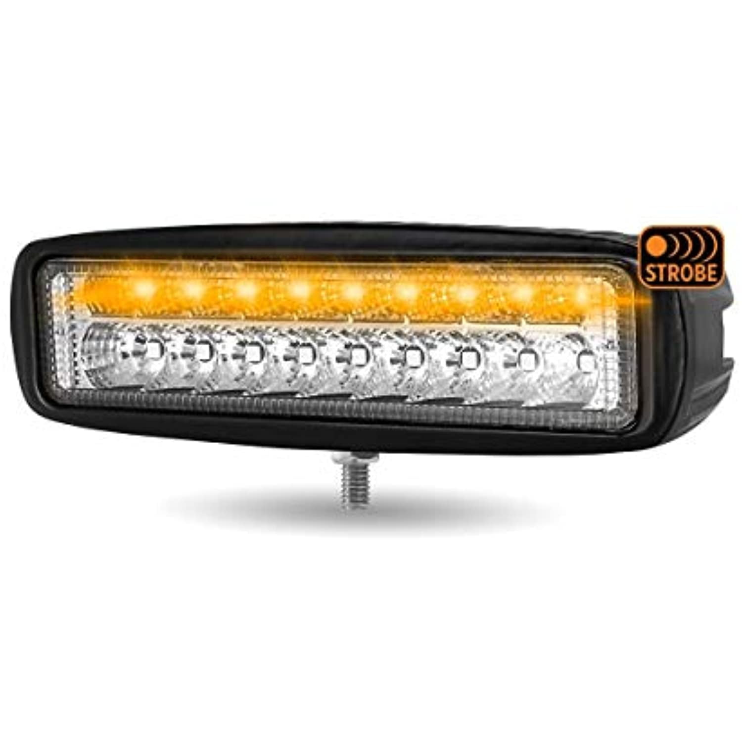 Trux Accessories TLED-W4 Universal 6" Rectangular LED Work Lamp/Light ...