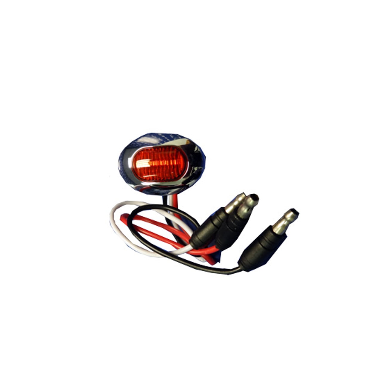 Trux TLED-B4R - Mini Oval Red LED Bulkhead Light W/ Red Lens - Walmart.com