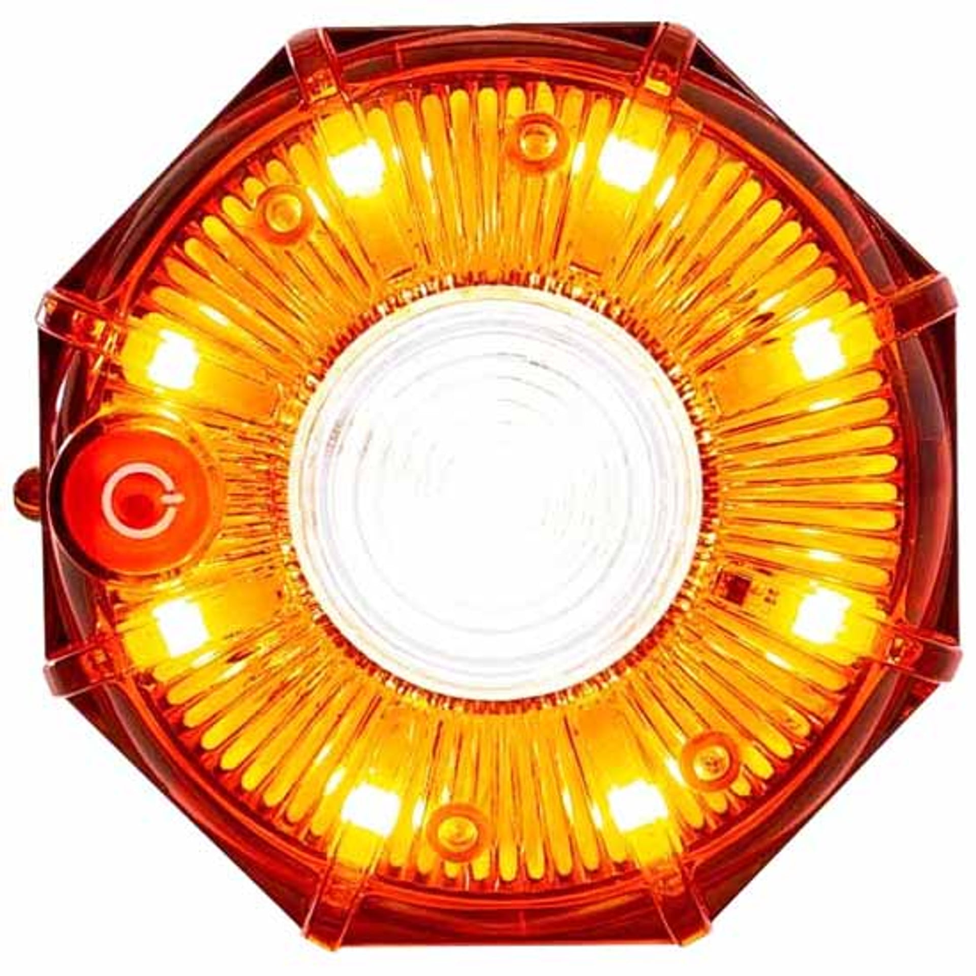 Trux TLED-OC1A - 3 Inch Dual Color Portable Magnetic Hazard Strobe ...